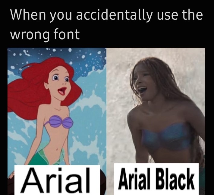Never underestimate the significance of the proper font - Meme by prlugo :) Memedroid