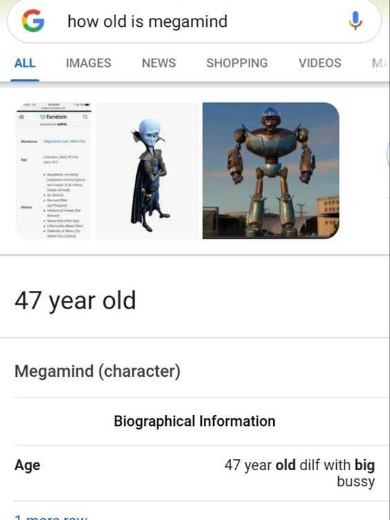 How old is Megamind? - Meme by gxldnqx :) Memedroid