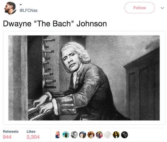Dwayne The Bach Johnson - Meme by mudhonor :) Memedroid