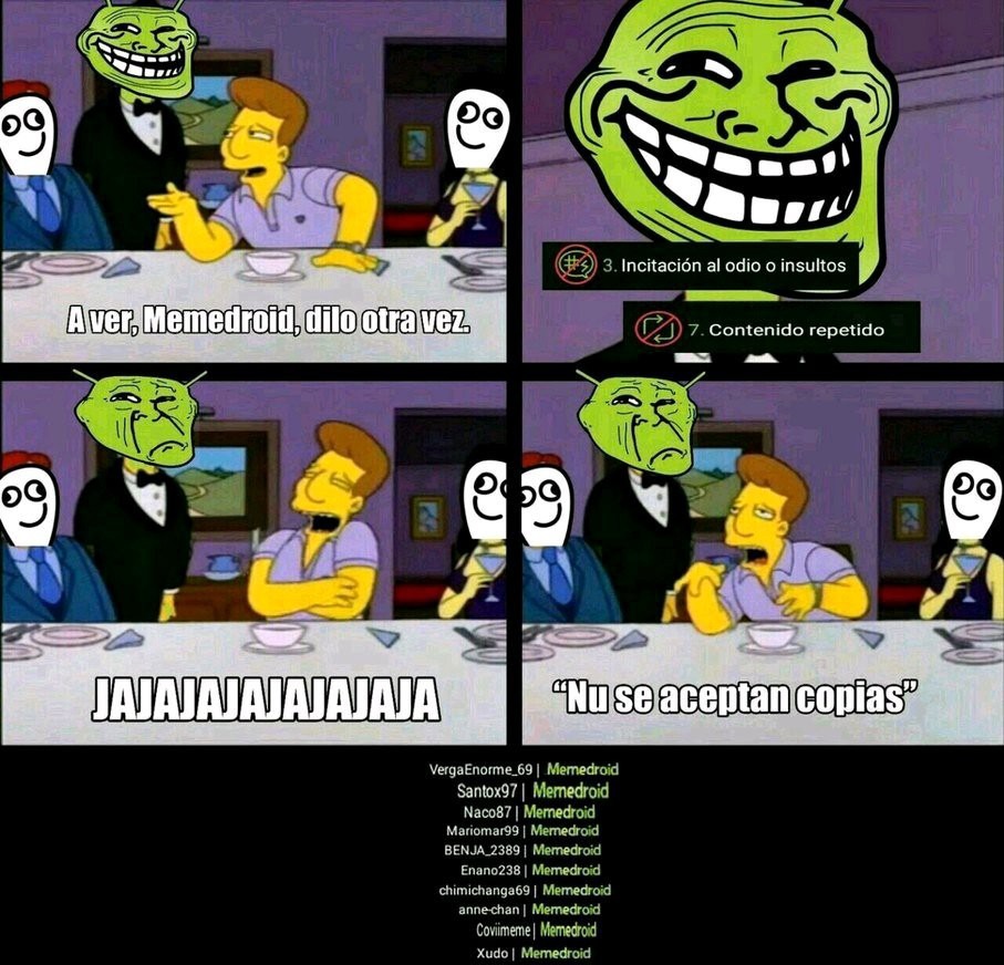 nu se aceptan copias - Meme subido por Rpy._ :) Memedroid