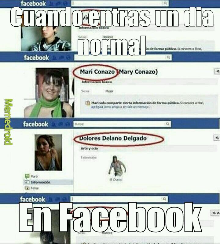 Facebook… - Meme subido por Monsteriz35 :) Memedroid