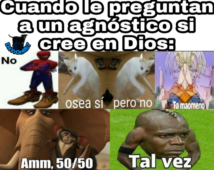 Un agnóstico es alguien que no cree en dios pero tampoco niega su ...