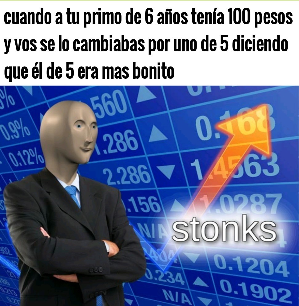 Si tuvieron un primo chikito y no lo engañaron no tuvieron infancia ...