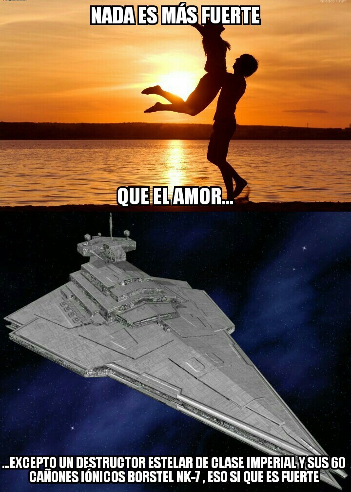 Bum! Aah no Kggg Luke yo soy tu padre Noooooooo aawagaha(gritos de ...