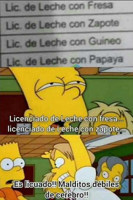 Lic. - Meme subido por El_pollingas23 :) Memedroid