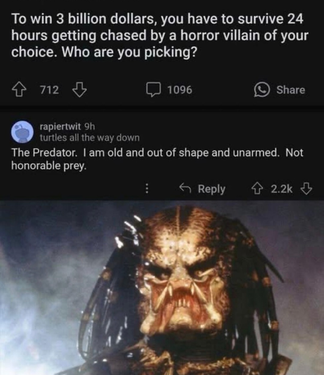 The best Predator memes :) Memedroid