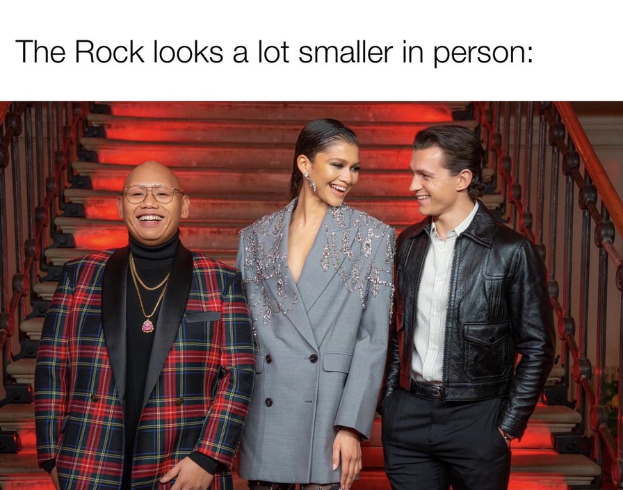 The Rock looks a lot smaller - Meme by riggicox :) Memedroid
