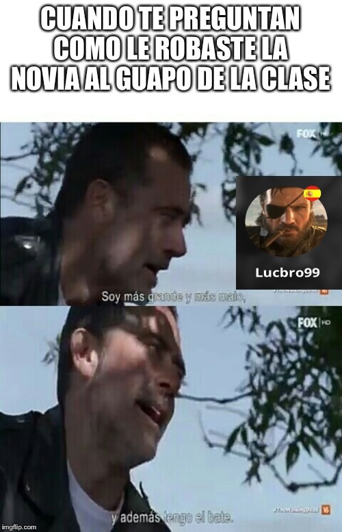 Negan - Meme subido por Lucbro99 :) Memedroid