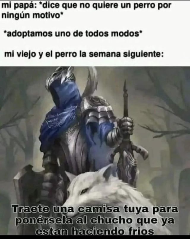 Mi padre con el perro que no quería tener - Meme by ELADIOureta ...