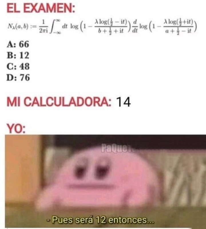 El examen: mi calculadora: - Meme by Anonimus_16 :) Memedroid