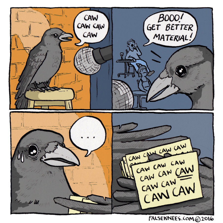 Hey! I’ve been commissioned to make a happy looking crow in clay— what ...