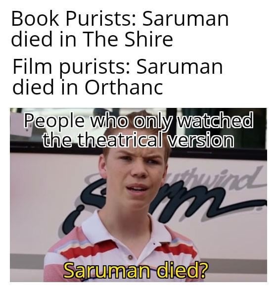 Saruman Concert Memes