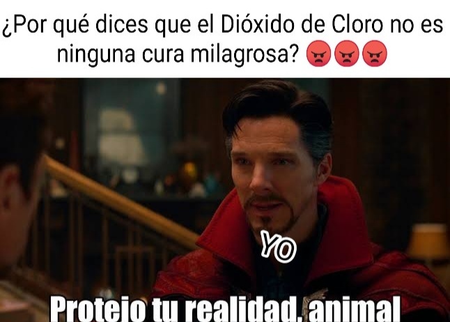 Dióxido de cloro es la cura - Meme subido por Pjotaele :) Memedroid