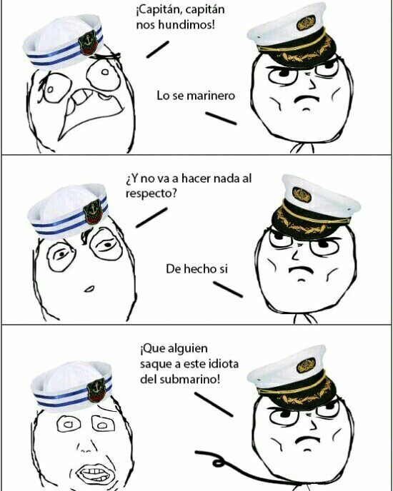 Me hundo!! - Meme subido por Franmola :) Memedroid