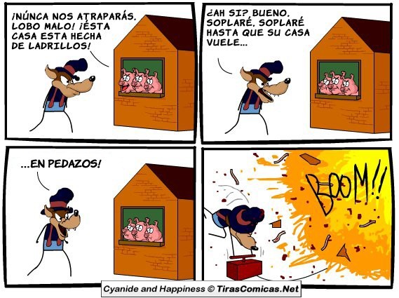 Los tres cochinitos - Meme subido por Dakiro :) Memedroid