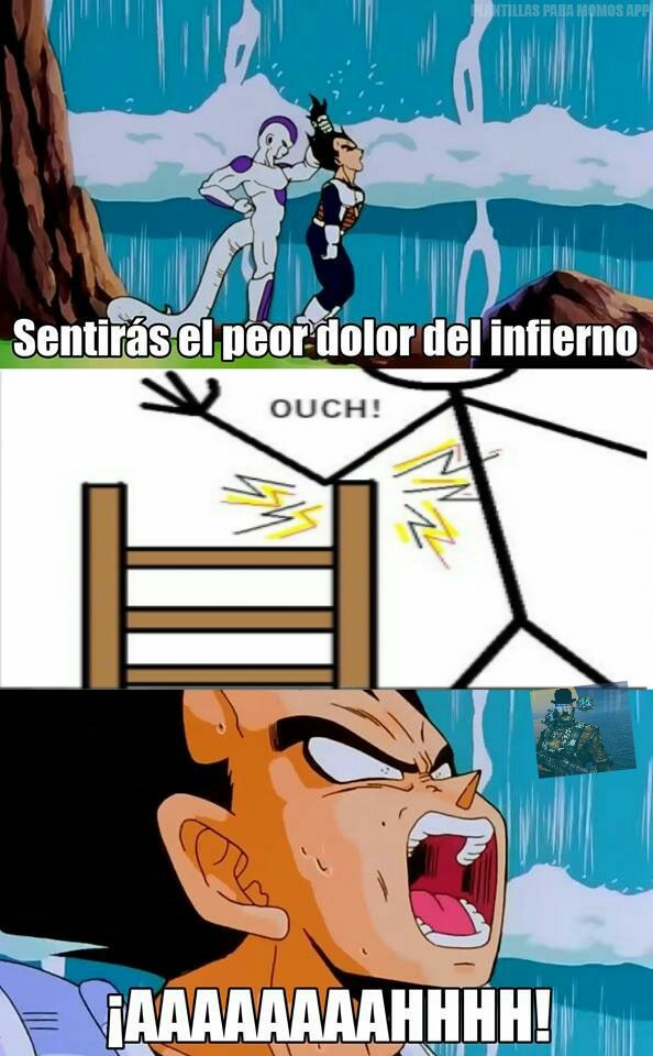 la imagen del codazo la saque de un meme (es una silla) - Meme subido ...