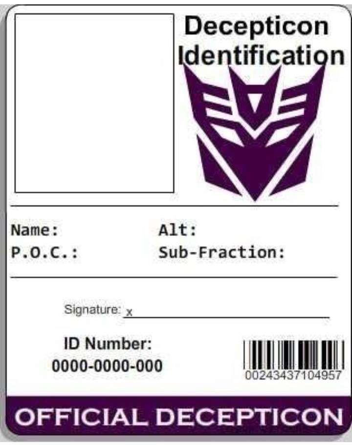 Top memes de Meme Decepticon Identification en español :) Memedroid