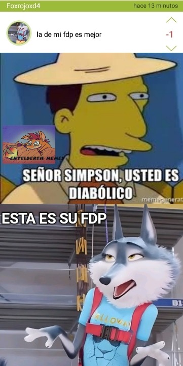 Que asco un furro infiltrado - Meme by Enyelberth :) Memedroid