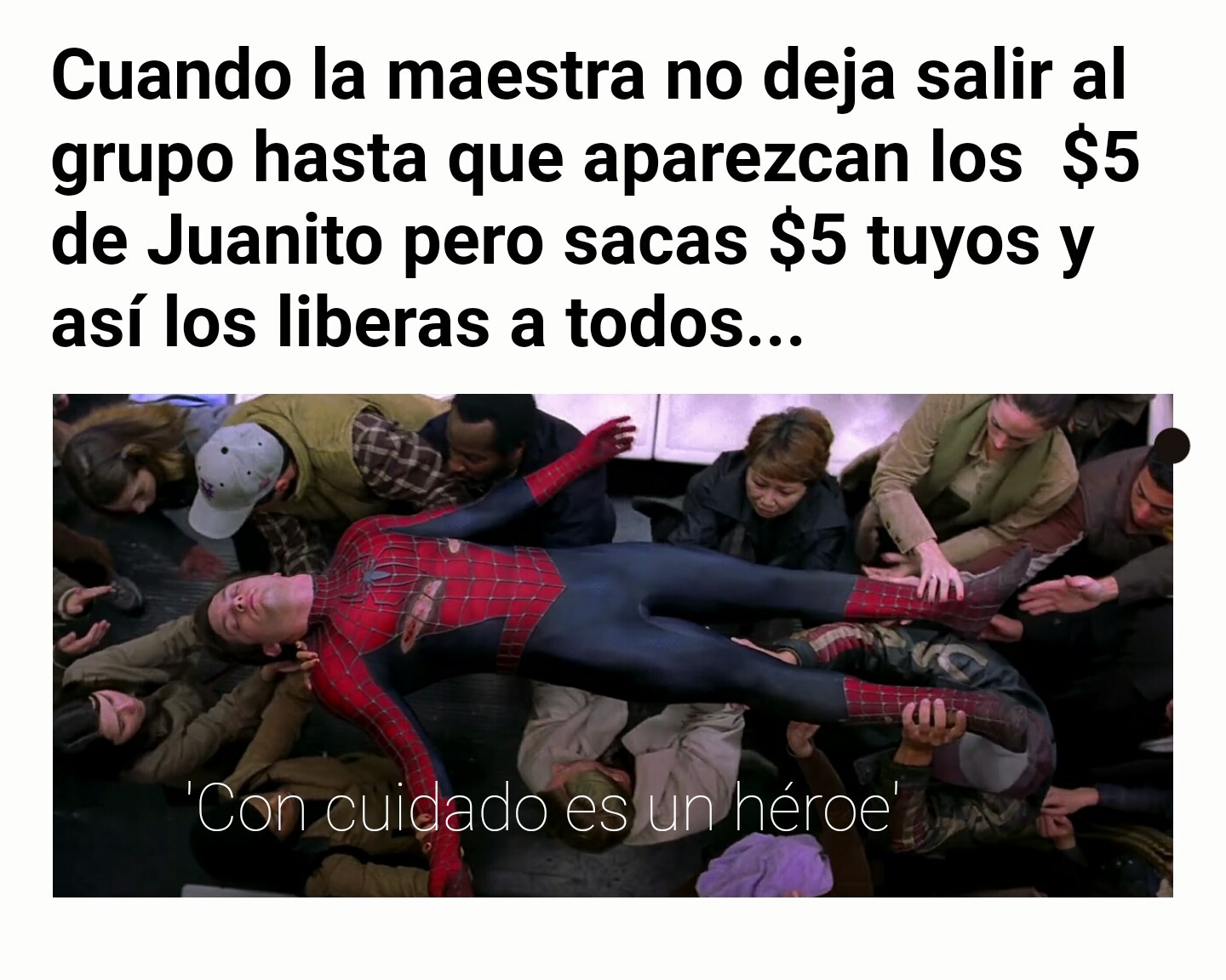 No todos los capa llevan héroes... - Meme subido por DiegoCS :) Memedroid