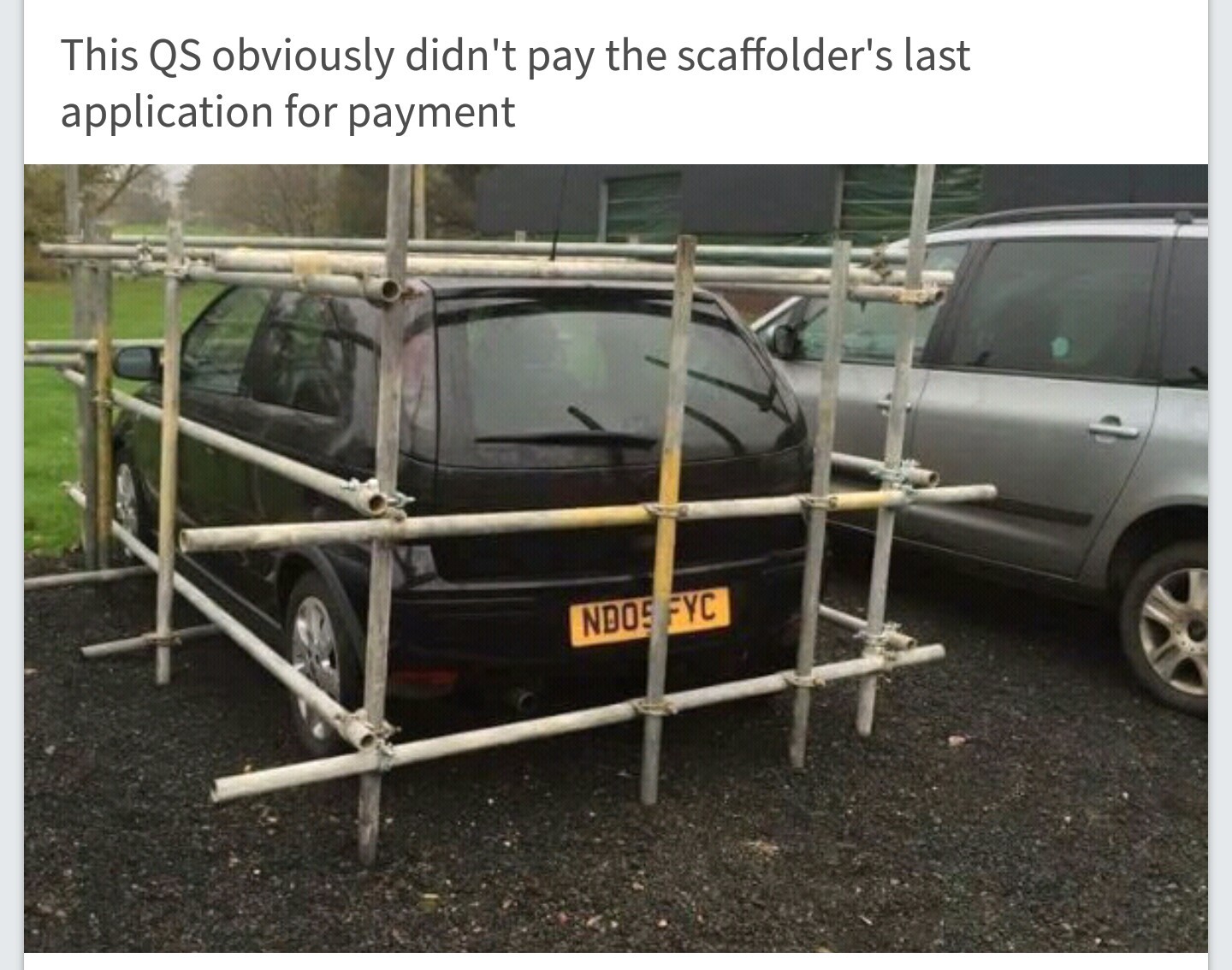 Oh you crazy Quantity Surveyor, now you're in trouble - Meme by S.P.R ...