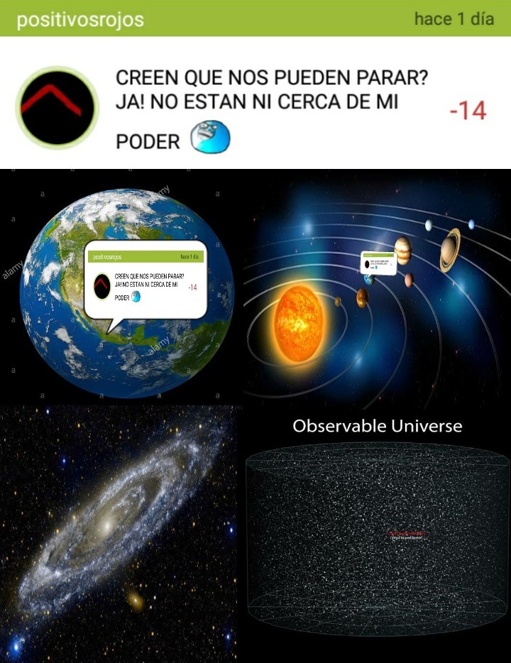 Observable Universe - Meme subido por Sr.Dinero :) Memedroid