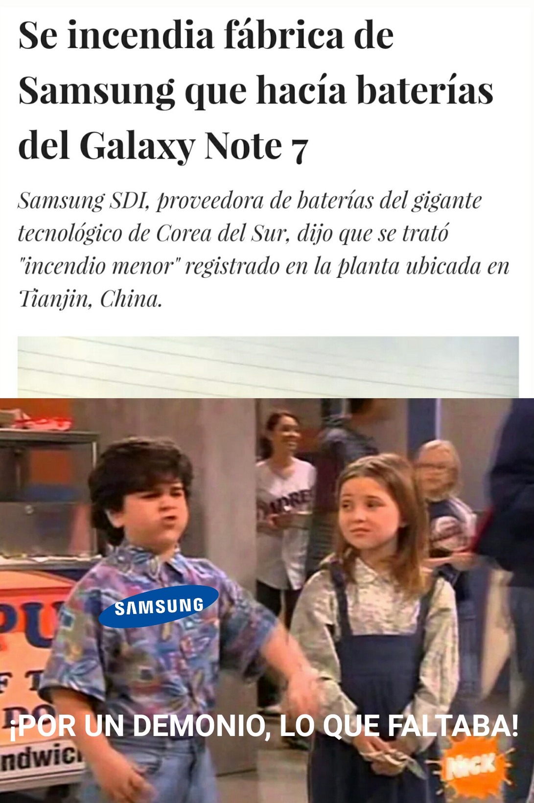 Pobre Samsung :"v - Meme by DiegoCS :) Memedroid
