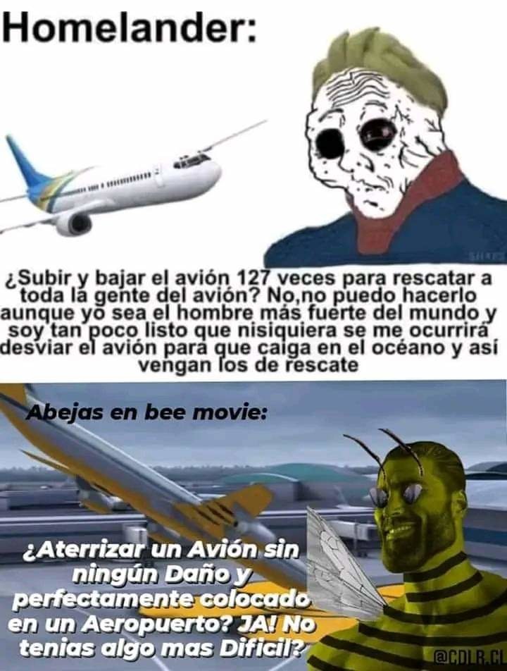 Homelanderzzzzz, abejas chad - Meme subido por Guirllehumora :) Memedroid