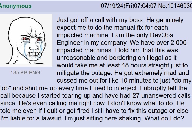 The best Crowdstrike memes :) Memedroid