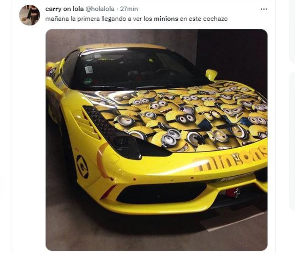 El coche perfecto para ir a ver Minions 2 - Meme subido por luisillo74 ...