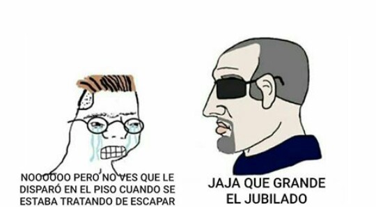 Que grande el jubilado - Meme subido por El_Johna :) Memedroid