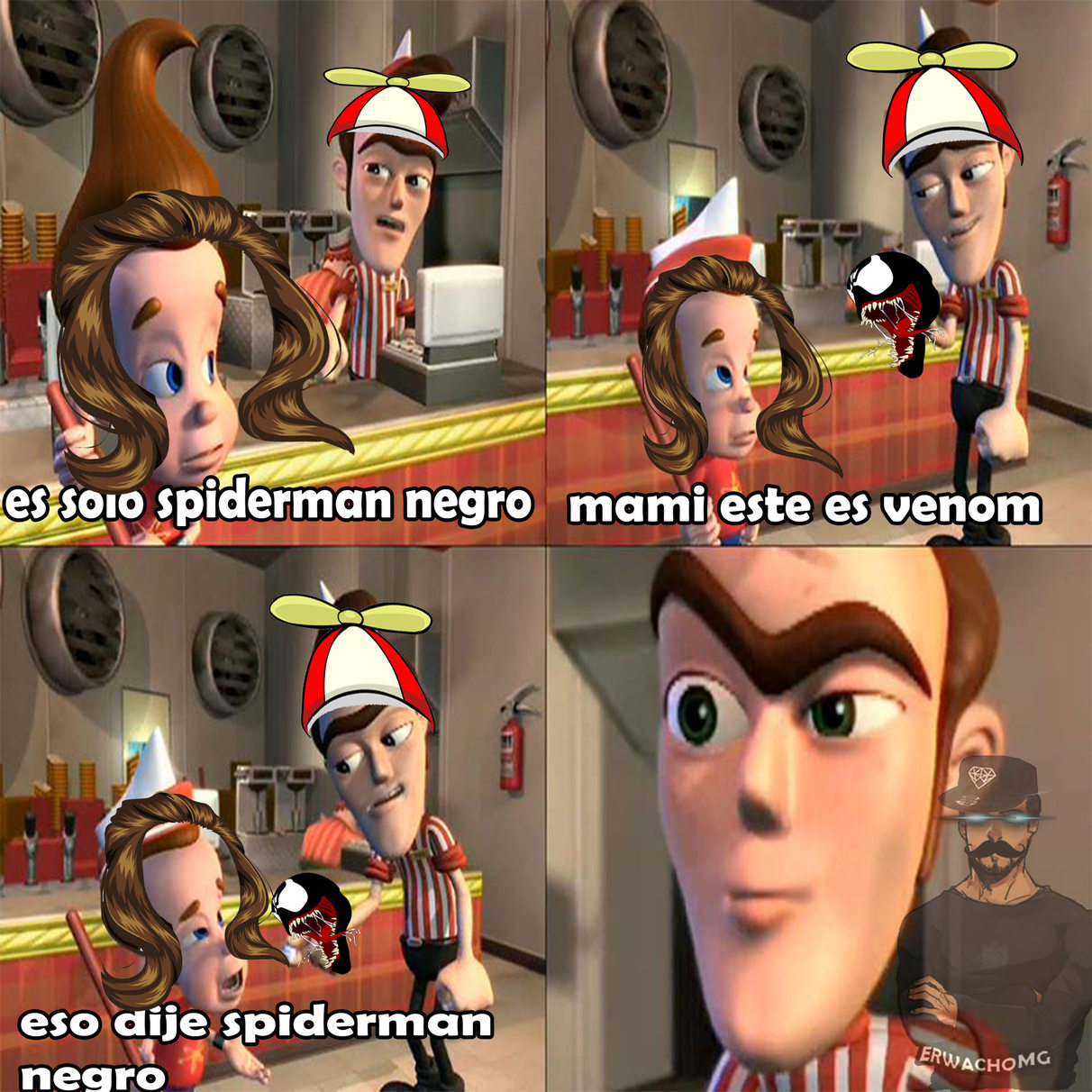 mi mama le decía así cuando vi spiderman 3 - Meme subido por ErWachoMG ...