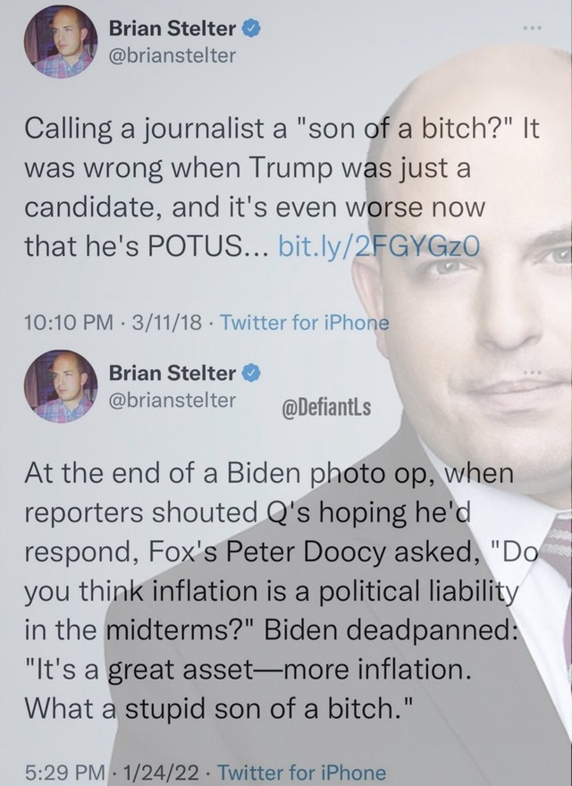 Brian Stelter L - Meme by Dranklestein :) Memedroid