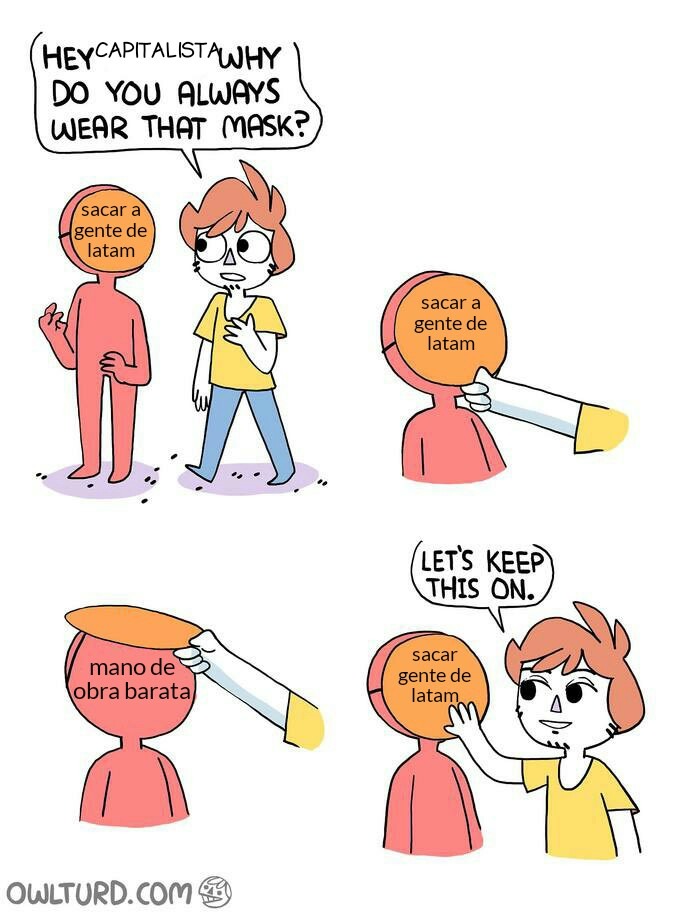 Porque llevas siempre esa máscara? - Meme subido por Queenalba99 ...