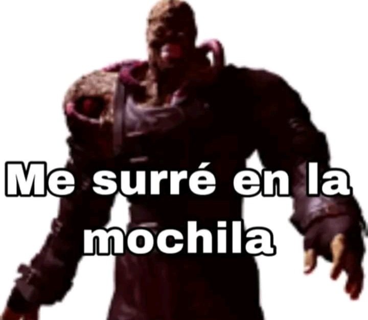 Me surre en la mochila - Meme subido por CarlosDaBlazinXD :) Memedroid