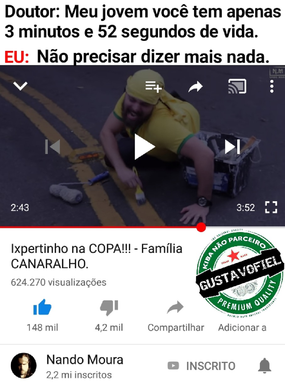 Felipe Neto nem é gente. - Meme by GustavoFiel :) Memedroid