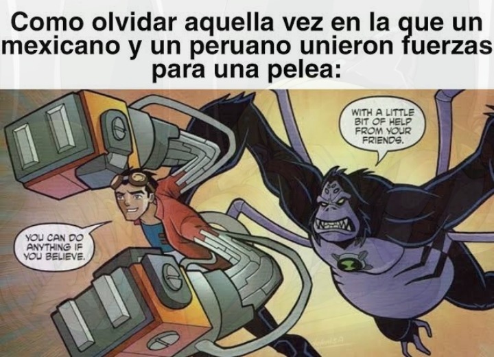 Generador rex es mexicano y el mono araña es peruano para que quede claro - Meme subido por ...