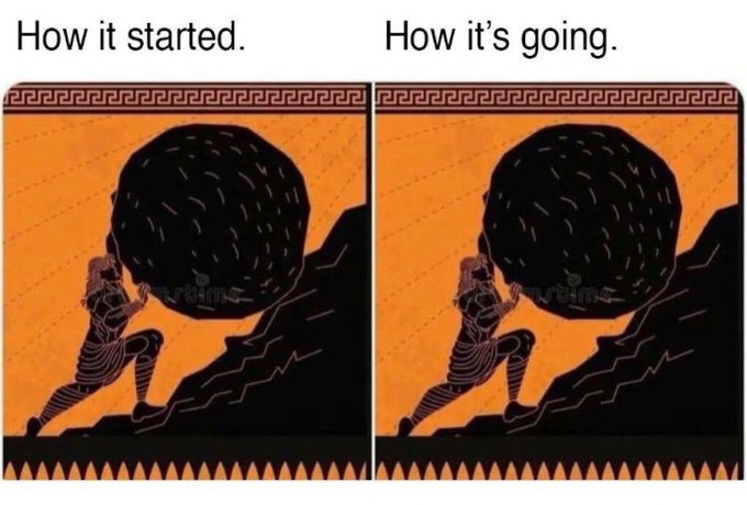 Trending Sisyphus Memes: Endless Struggle, Infinite Laughs!
