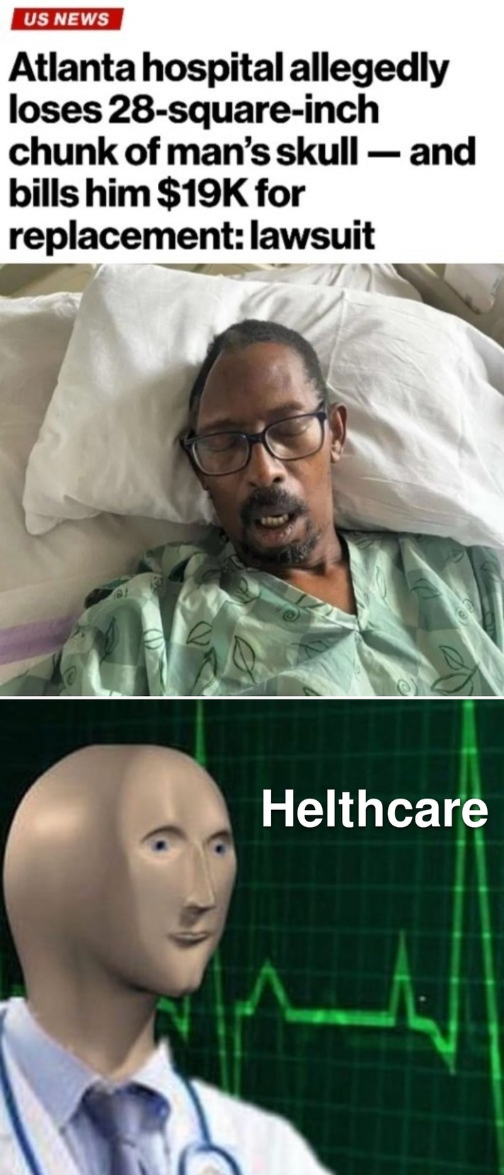 Hospital Guy Memes Hey Guys, Bean Here To Explain. In This Meme, John