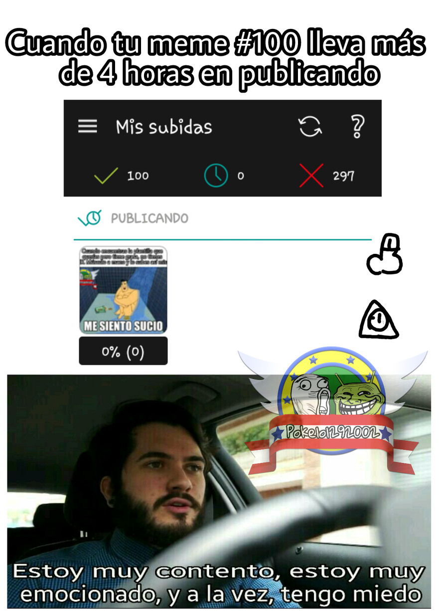 Meme Extremadamente Emocionado
