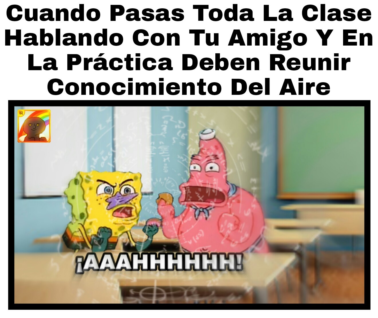 Hablar En Clase - Meme subido por Rubenicos :) Memedroid