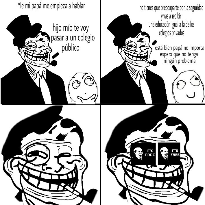 Es gratis - Meme subido por MemeMan77777777 :) Memedroid