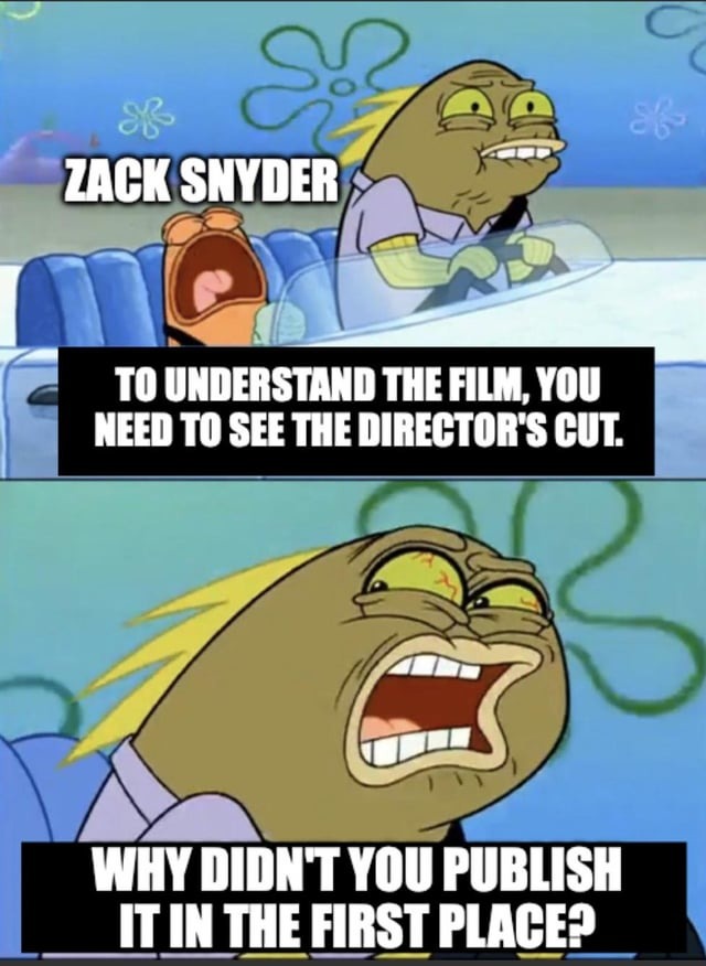 Snyder Memes Happiiiiii Fridayyyyy! 💗🦄 Have Some Memes And