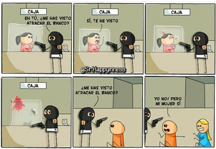 El título está robando un banco - Meme subido por Rancho-2. :) Memedroid