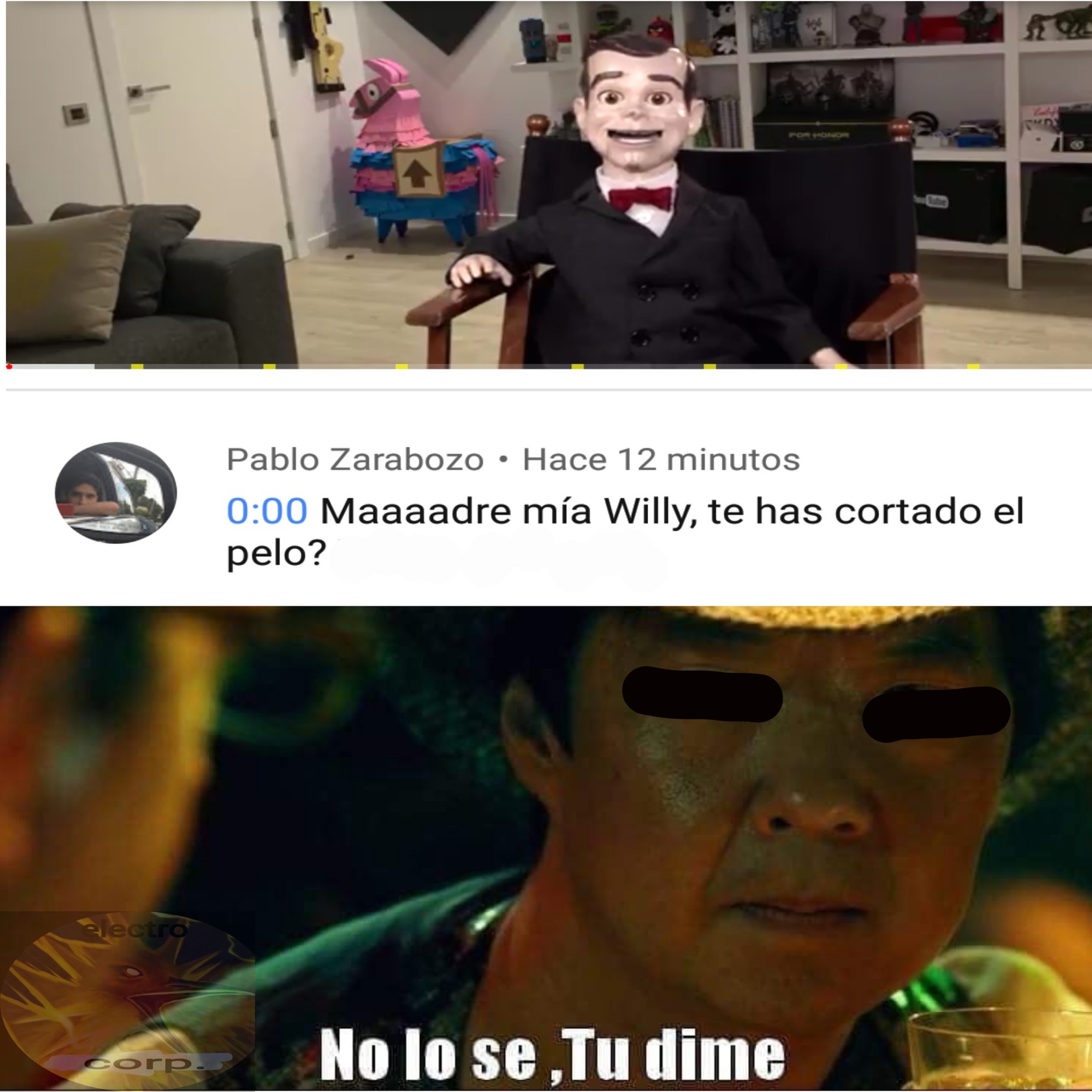 Madre mía willy - Meme subido por nintendero145 :) Memedroid