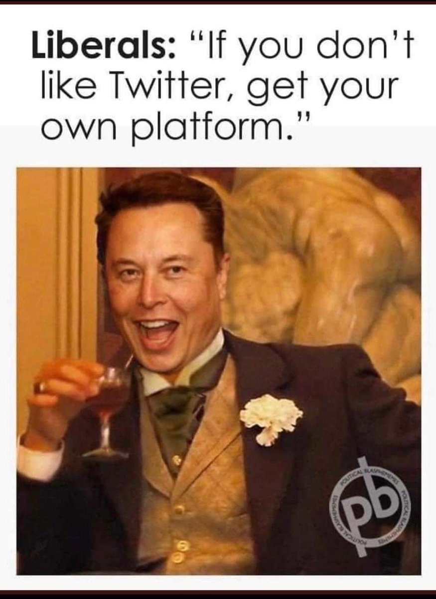 Liberals leaving Twitter - Meme subido por schizoidman :) Memedroid