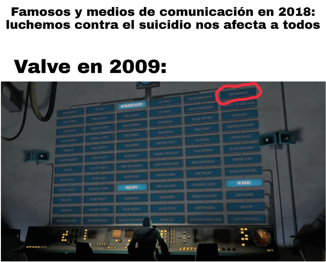Valve y el equipo azul - Meme subido por Juan21446 :) Memedroid