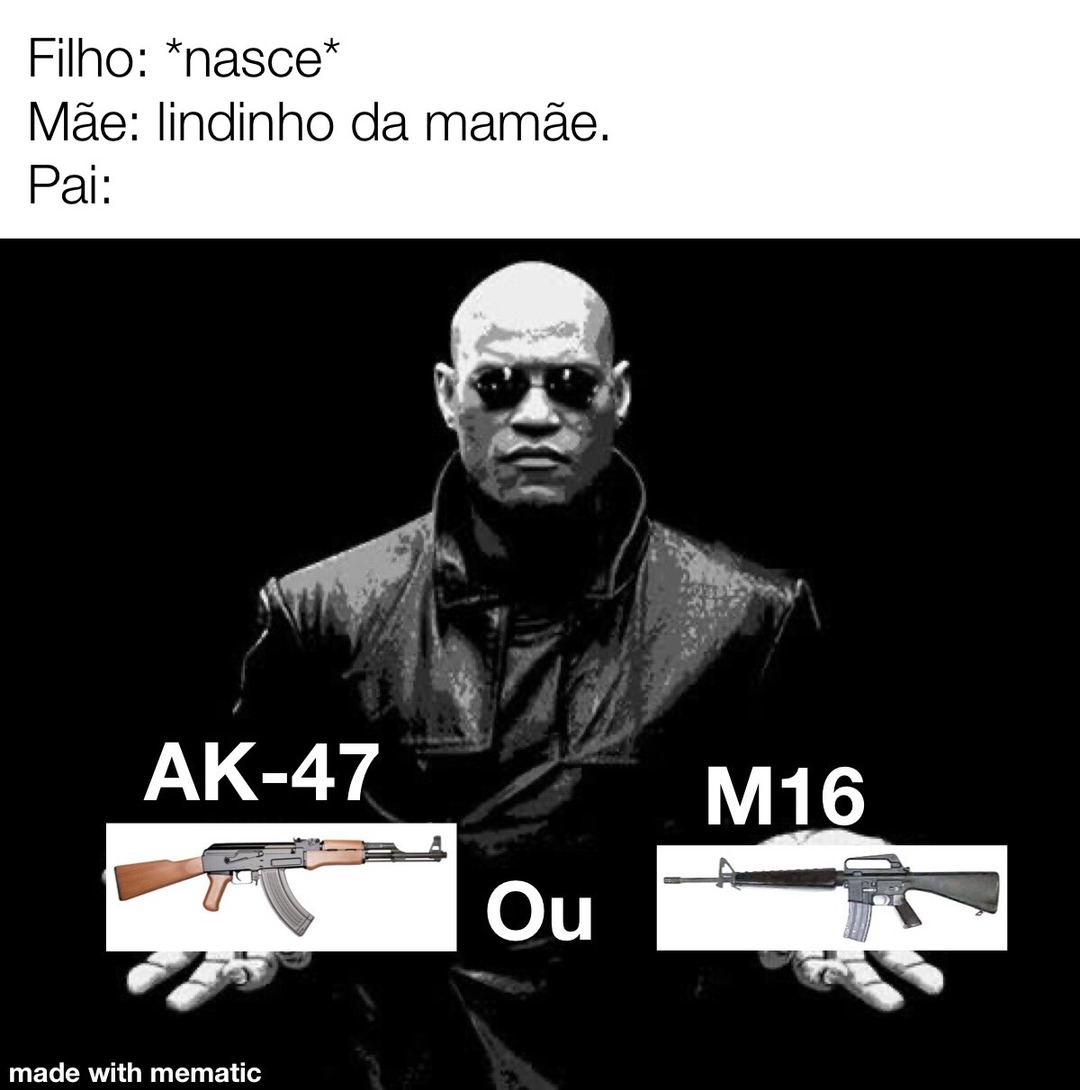 M16 pra selva e AK-47 pro deserto - Meme by 23467 :) Memedroid