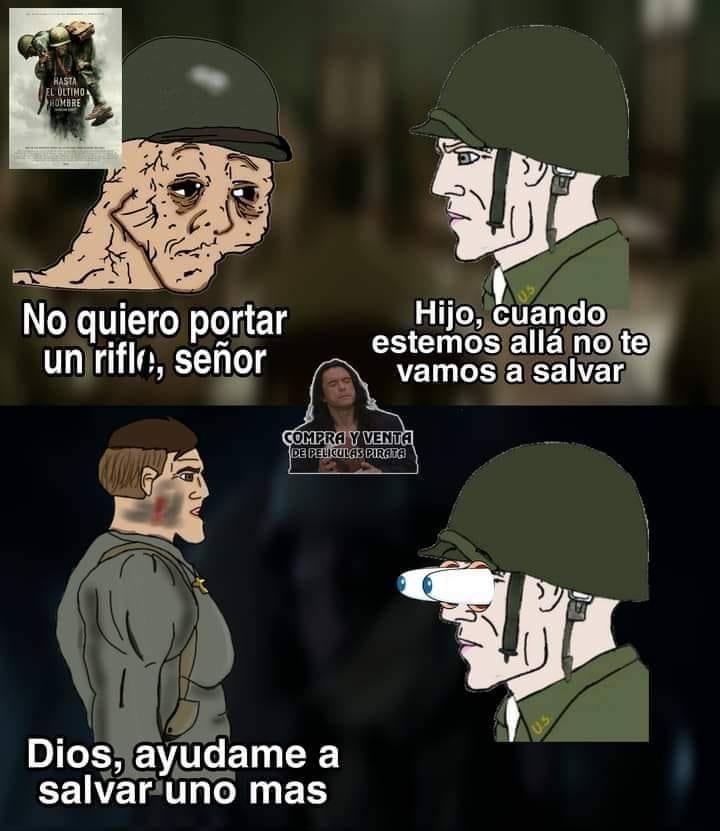 Hacksaw ridge: - Meme subido por ComisaniROM :) Memedroid