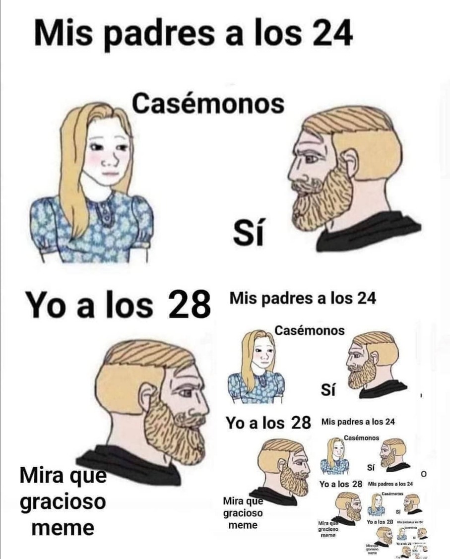 Yo a los 28 - Meme subido por Cacacac :) Memedroid