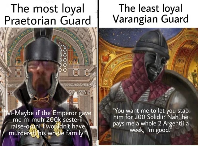 Praetorians killed so many emperors. - Meme subido por Don.vakarian ...